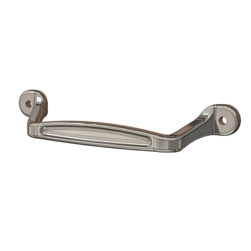 Best Grab Handle Bolt On 190L x 45H Chrome Plated Offset | UES Hardware ...